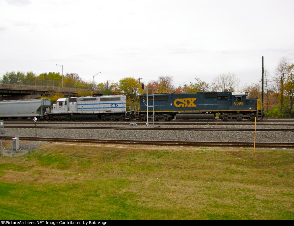 CSX 8599 and CITX 3101